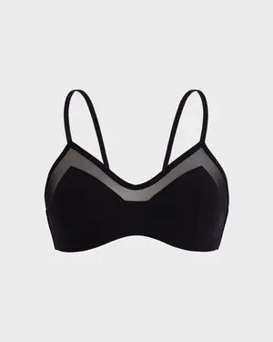 Vilebrequin Solid Bikini Top - Black