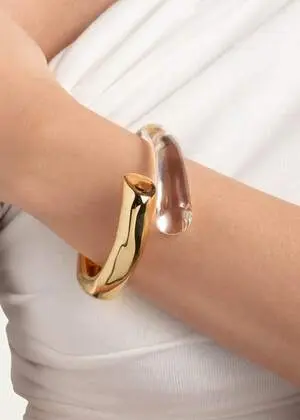 Alexis Bittar Liquid Lucite Hinge Bracelet