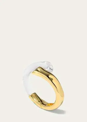Alexis Bittar Liquid Lucite Hinge Bracelet