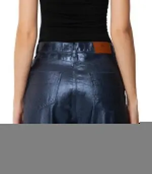 Elisabetta Franchi Oltremare Laminated Jeans - Blue