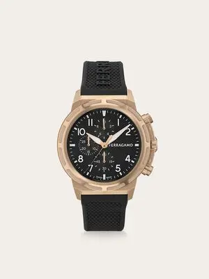 FERRAGAMO Sport Chrono Watch Black