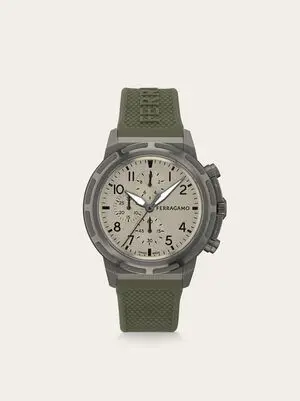 FERRAGAMO Sport Chrono Watch - Green