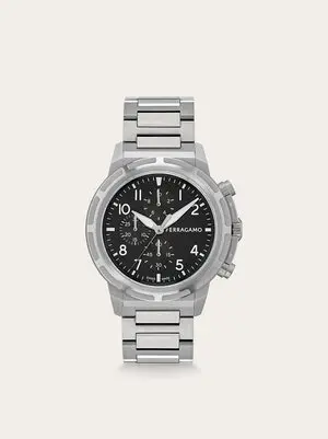 FERRAGAMO Sport Chrono Watch - Silver