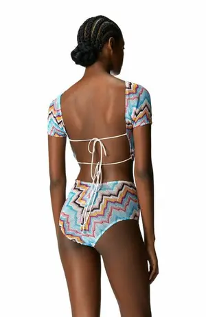 Missoni Bikini With T-shirt Top - Multicoloured