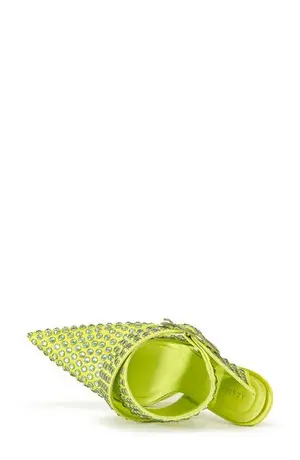 AZALEA WANG Salvia Crystal Embellished Pumps
