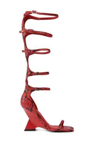 AZALEA WANG Taiten Ankle Strap Sandals