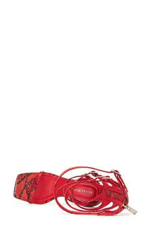 AZALEA WANG Taiten Ankle Strap Sandals