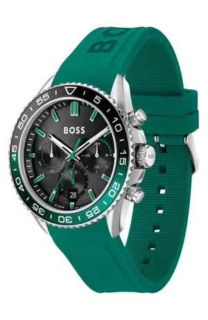 BOSS Runner Chronograph Strap Watch