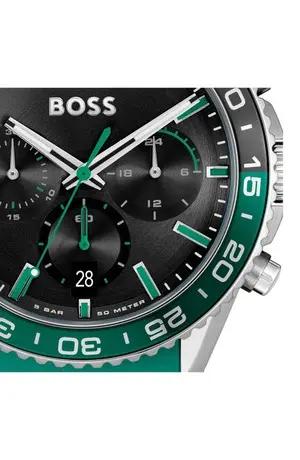 BOSS Runner Chronograph Strap Watch