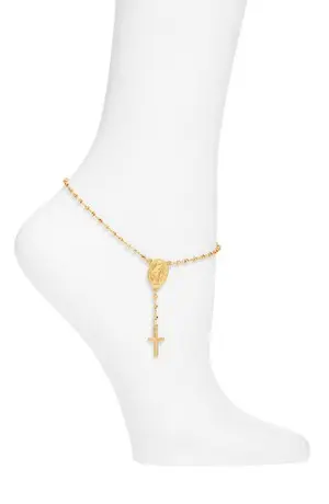 VIDAKUSH Rosary Anklet - Gold