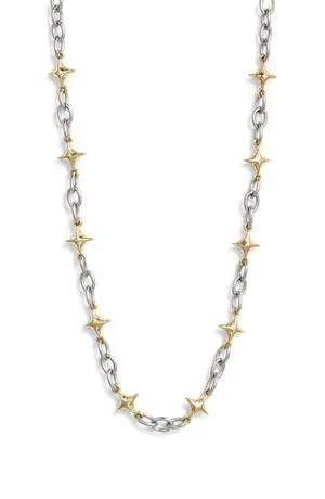 VIDAKUSH Duotone Star Power Necklace - Gold/ Silver