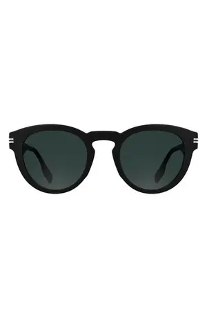 Canada Goose 51mm Polarized Oval Sunglasses - Matte Black