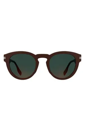 Canada Goose 51mm Polarized Oval Sunglasses - Matte Burgundy