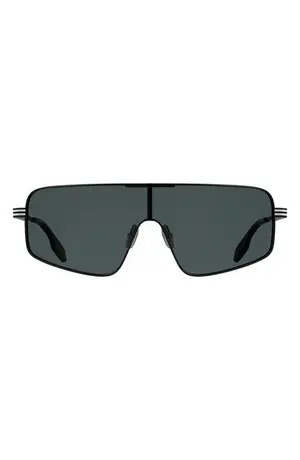 Canada Goose 58mm Rectangular Shield Sunglasses - Matte Black