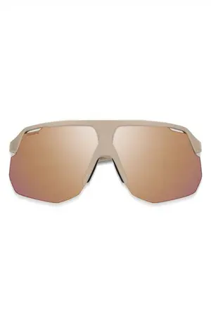 SMITH Optics 74mm Chromapop™ Polarized Shield Sunglasses - Matte Summit / Rose Gold