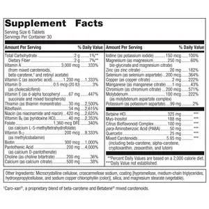 METAGENICS Multigenics Without Iron 180 Tablets