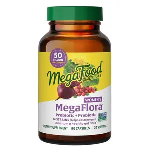 MEGAFOOD Megaflora Probiotic 90 Capsules - One-color