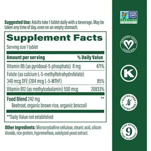 MEGAFOOD Methyl B12 60 Tablets