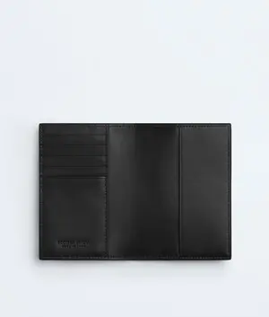 Bottega Veneta Cassette Passport Case - Black