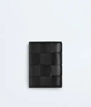 Bottega Veneta Cassette Passport Case - Black