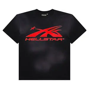 HELLSTAR Sports Core Gel Logo T-shirt /red - Black