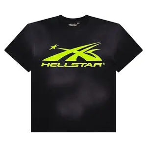 HELLSTAR Sports Core Gel Logo T-shirt /light Green - Black