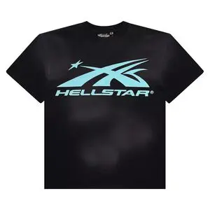 HELLSTAR Classic Tee /aqua Blue - Black