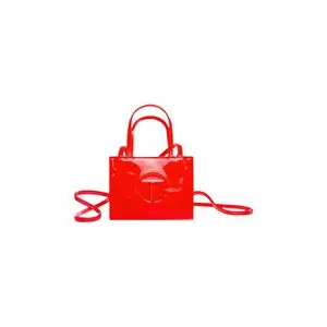 TELFAR Small Patent Shopping Bag - Red