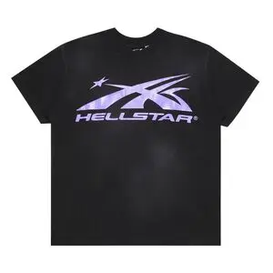 HELLSTAR Classic Tee /purple - Black