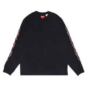 Supreme Cut Out Long-sleeve Top - Black