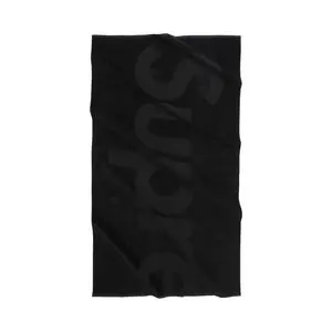 Supreme Tonal Logo Towel - Black