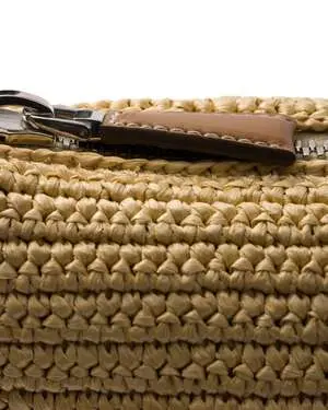 Prada Woven Shoulder Bag - Neutral