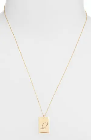 SET & STONES Stella Initial Pendant Necklace