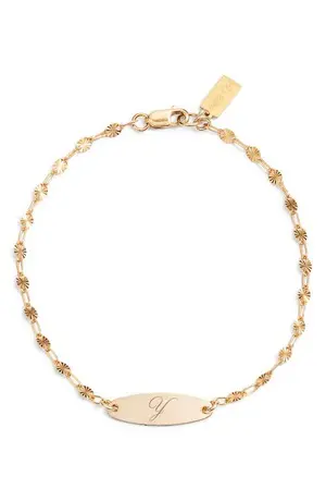 SET & STONES Set & Stones Initial Link Bracelet Gold / Y