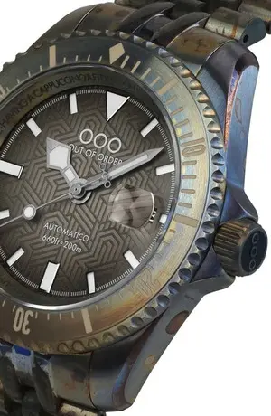 OUT OF ORDER Diverissimo Azteco Automatic Bracelet Watch