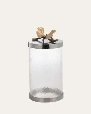 Michael Aram Butterfly Ginkgo Large Canister - Clear