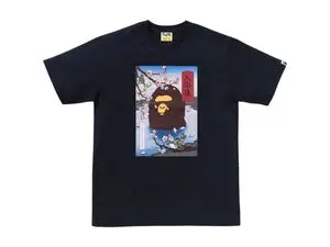 A BATHING APE Japan A Bathing Ape Tee Shirt (ss25) Navy Blue