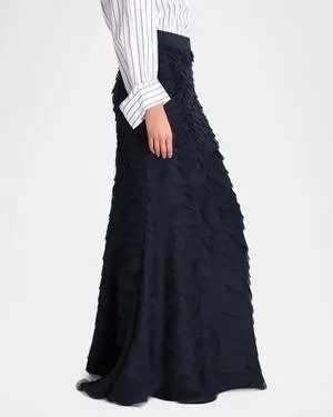 TWP Everlasting Love Organza Skirt - Midnight