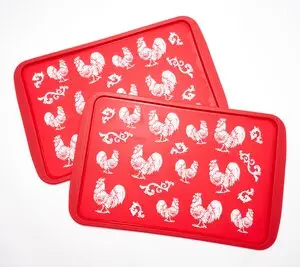 TEMP-TATIONS Set Of 2 Silicone Baking Boards - One-color