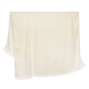 JOHN ROBSHAW Daasu Zebra Print Stonewashed Cotton Throw - Sand