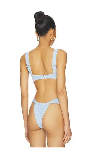 MONTCE Hayden Bikini Top - Peri Rib
