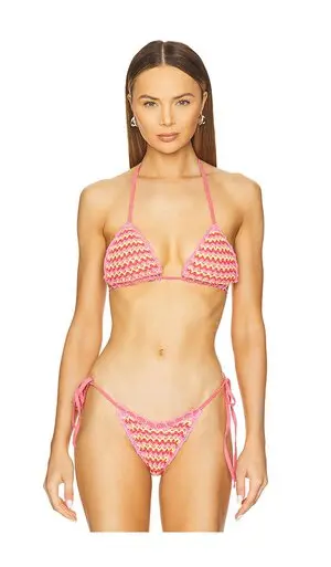 CAPITTANA Gigi Bikini Top - Pink