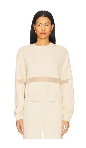 Michael Lauren Inacio Crop Crew Neck