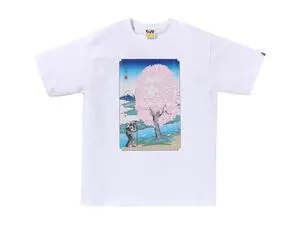 A BATHING APE Japan Sakura Tee Shirt - White