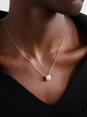 Pomellato Nudo 18-karat And White Diamond Necklace