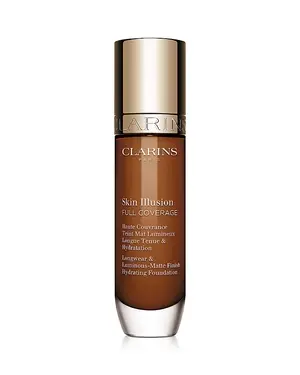 Clarins Skin Illusion Longwear Full Coverage Foundation 1 Oz. .w