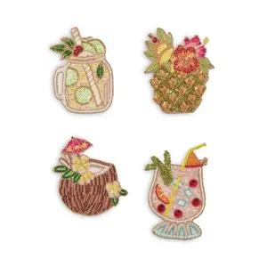 KIM SEYBERT Happy Hour Coasters, Set Of 4