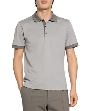 Theory Geo Polo In Mod Jacquard - Morel Multi