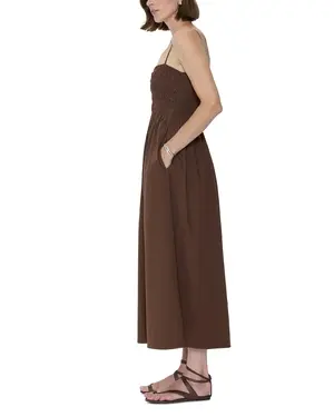 PISTOLA Bianca Poplin Dress - Bruna