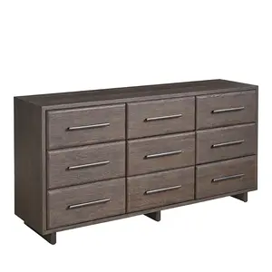 UNIVERSAL Sable Nine Drawer Dresser - Dark Brown